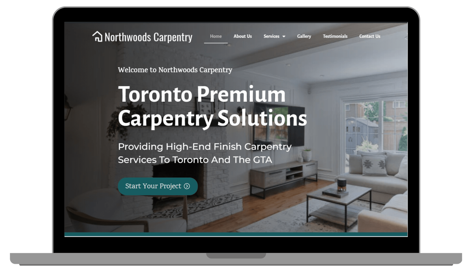 Carpentry Website Design | Handytech Design